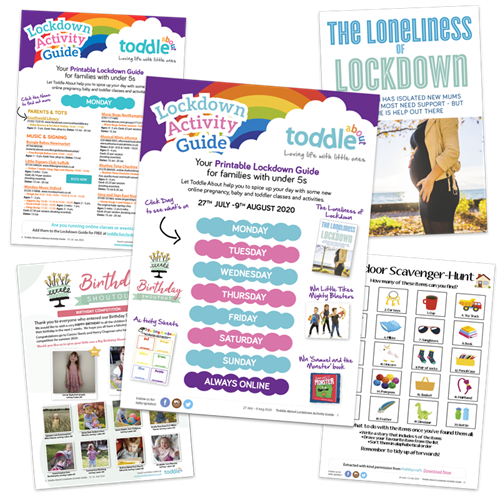 Lockdown Activity Guide - Online Baby Classes, Toddler Groups and ...